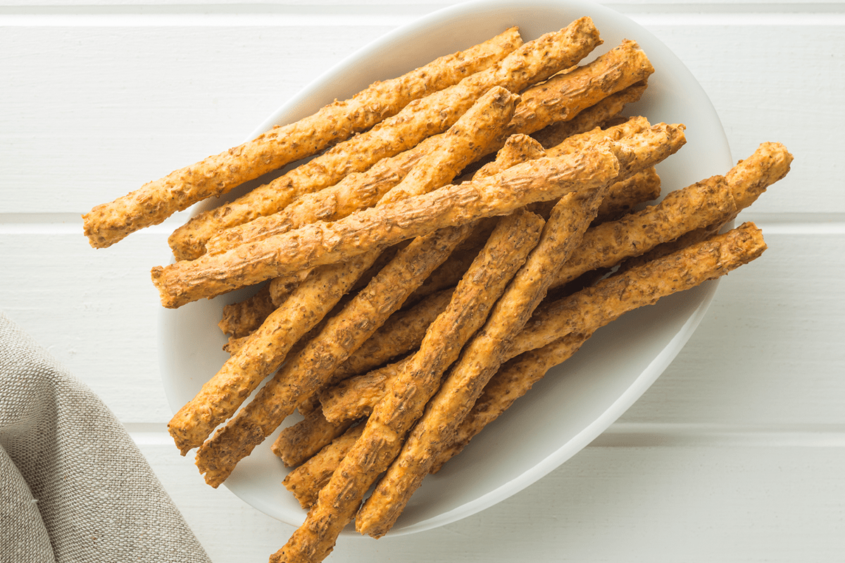 Palitos de hojaldre con comino